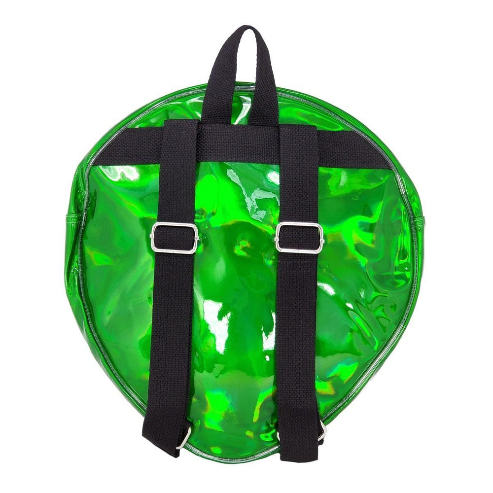 Alien Head Backpack - Holographic Vinyl Print - Pakapalooza