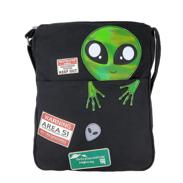 Secure UFO Secrets with the Alien Messenger Bag - Pakapalooza