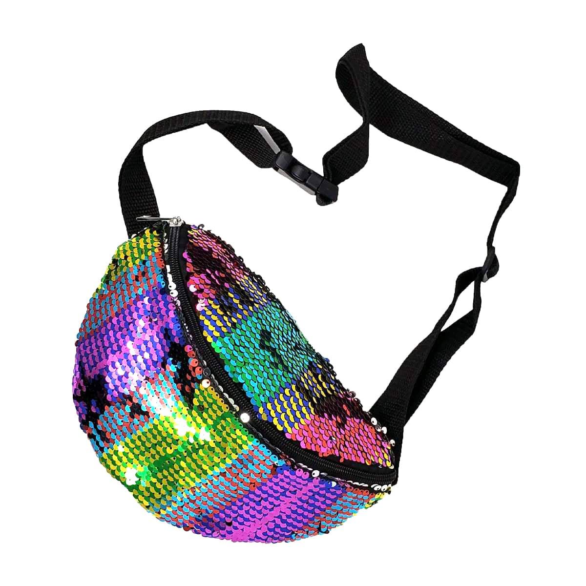 Rainbow Sequin Fanny Pack - Shimmering Elegance - Pakapalooza